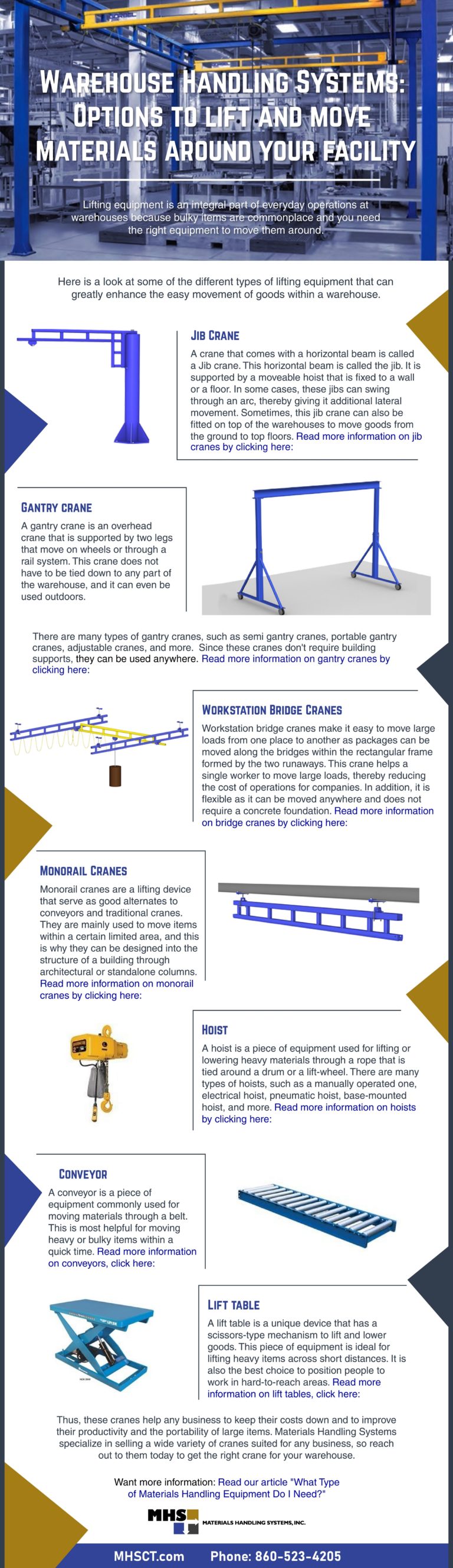 Warehouse Handling Systems: Options to Lift & Move Materials Around ...